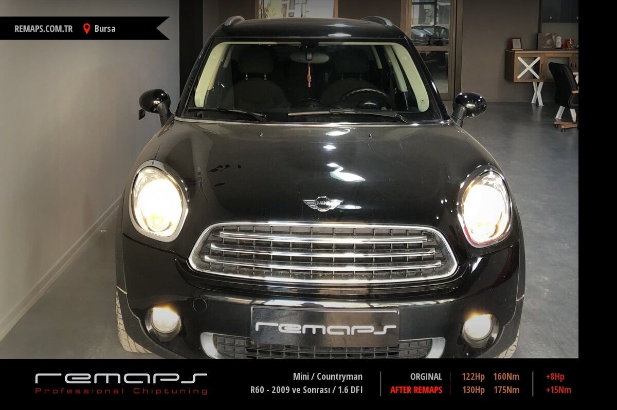 Mini Countryman R60 - 2009 ve Sonrası 1.6 DFI Chip Tuning, Performans ...