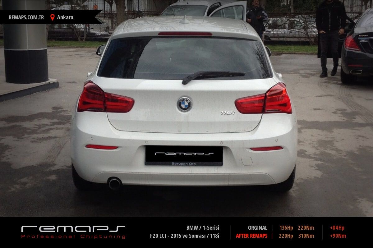 BMW 1-Serisi F20 LCI - 2015 ve Sonrası 118i Chip Tuning, Performans ...