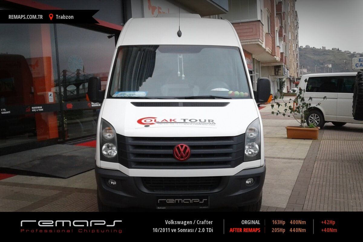 Volkswagen Crafter 10/2011 ve Sonrası 2.0 TDi Chip Tuning, Performans ...
