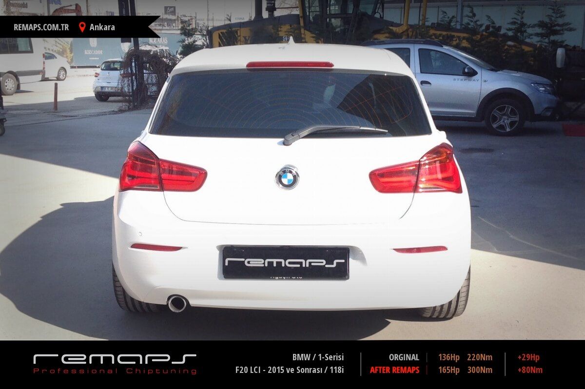 BMW 1-Serisi F20 LCI - 2015 ve Sonrası 118i Chip Tuning, Performans ...