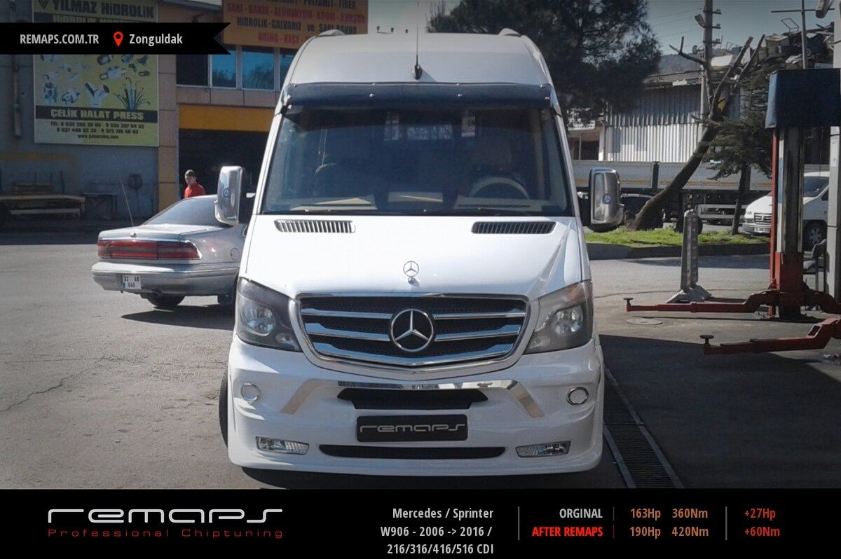 Mercedes Sprinter W906 - 2006 -> 2016 216/316/416/516 CDI Chip Tuning ...