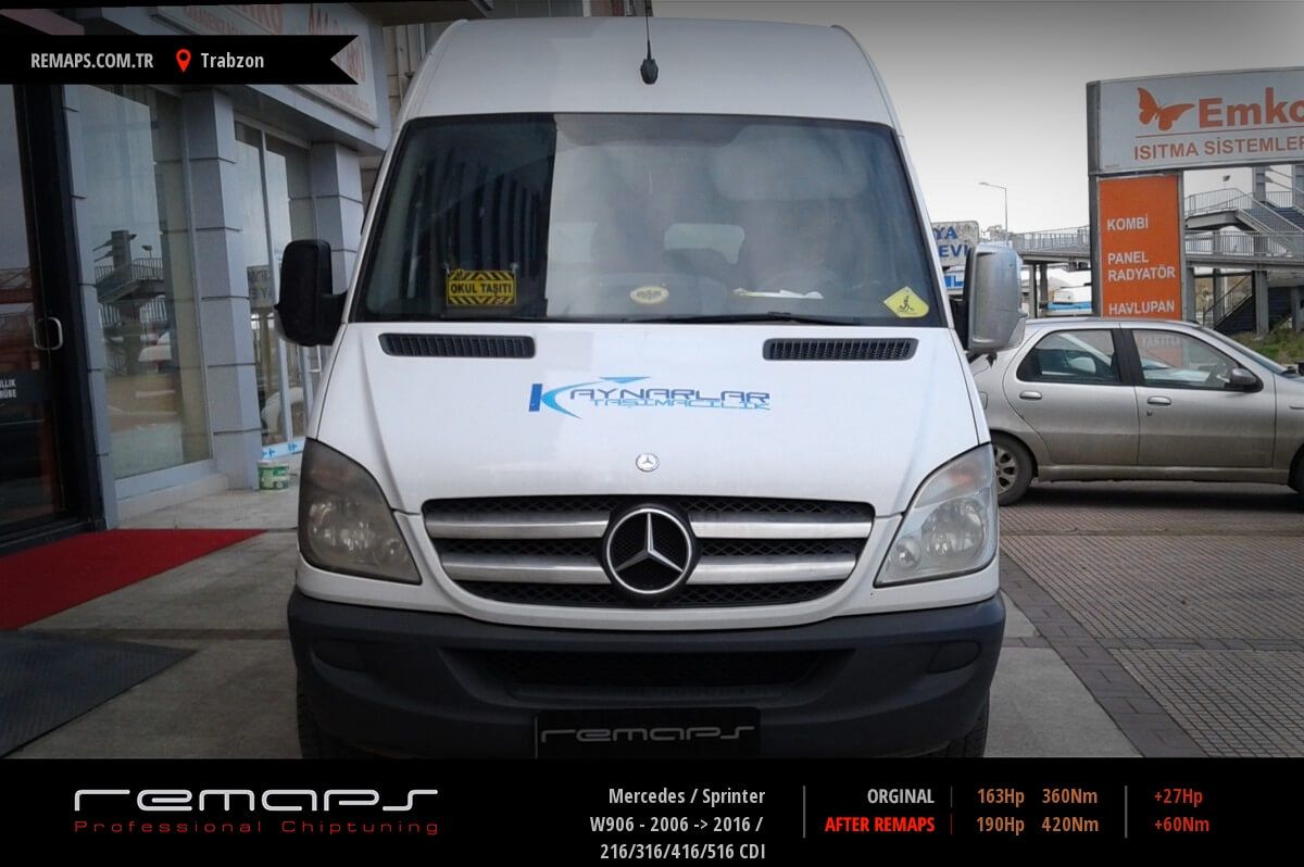 Mercedes Sprinter W906 - 2006 -> 2016 216/316/416/516 CDI Chip Tuning ...