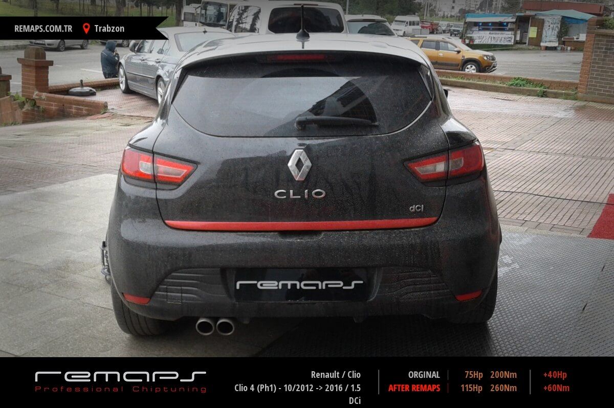 Renault Clio Clio 4 (Ph1) - 10/2012 -> 2016 1.5 DCi Chip Tuning ...