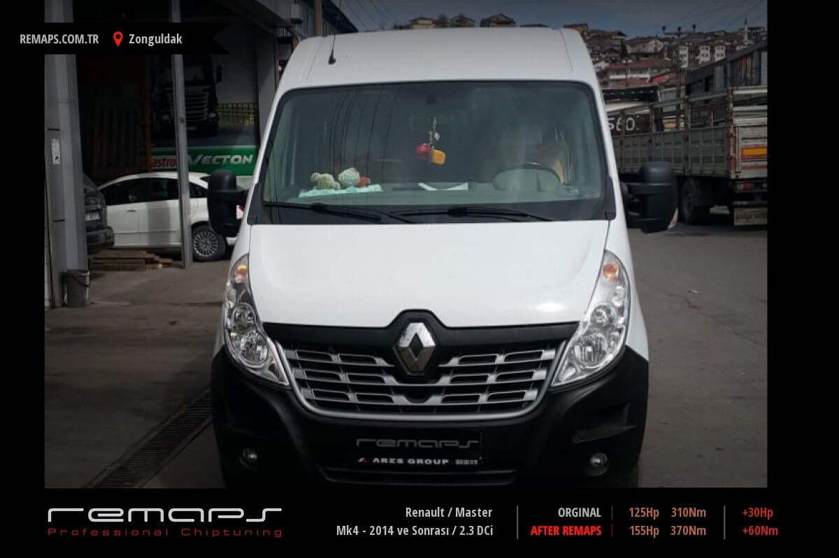 Renault Master Mk4 - 2014 ve Sonrası 2.3 DCi Chip Tuning, Performans ...