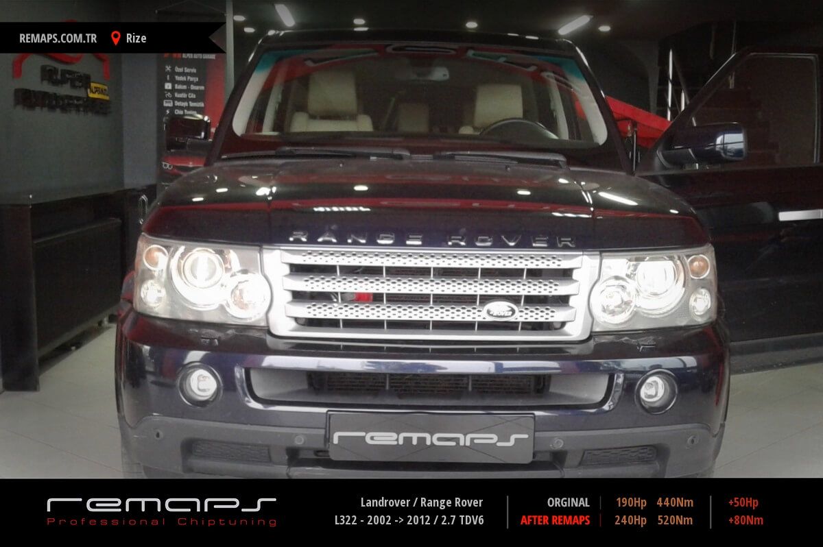 Landrover Range Rover L322 - 2002 -> 2012 2.7 TDV6 Chip Tuning ...