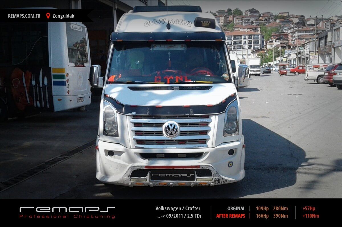Volkswagen Crafter ... -> 09/2011 2.5 TDi Chip Tuning, Performans ...