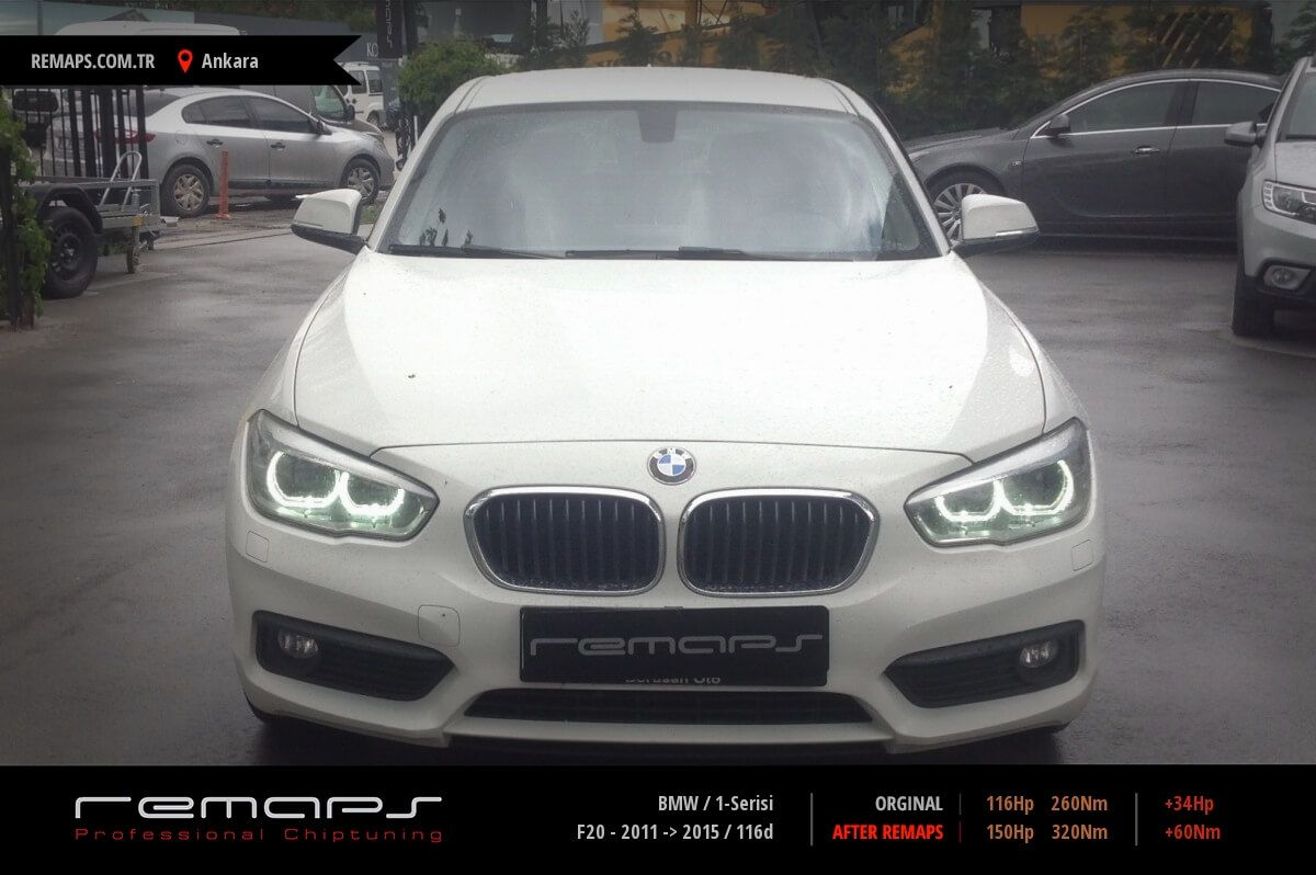 BMW 1-Serisi F20 - 2011 -> 2015 116d Chip Tuning, Performans, Yakıt ...