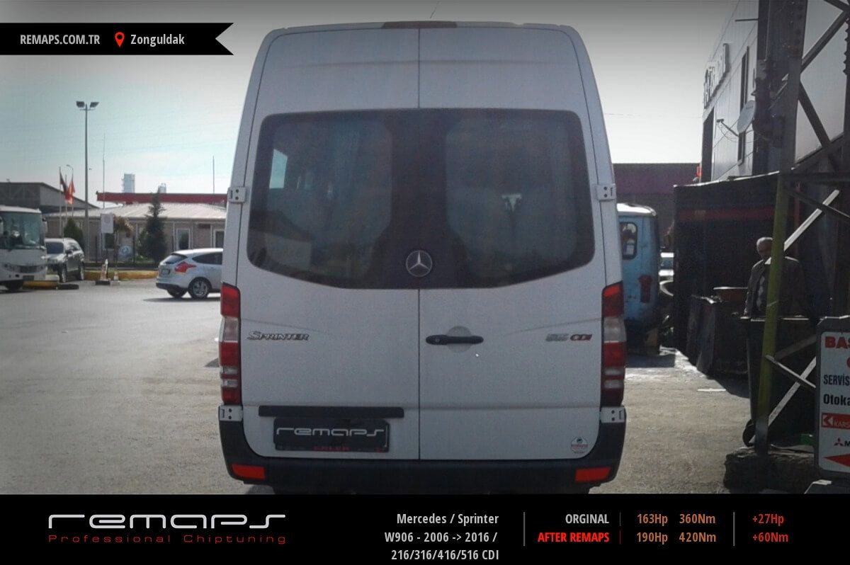 Mercedes Sprinter W906 - 2006 -> 2016 216/316/416/516 CDI Chip Tuning ...