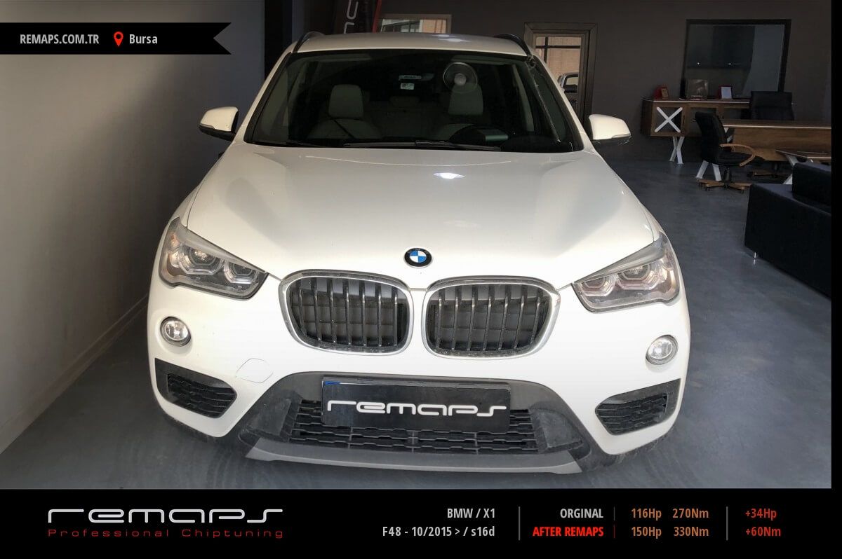 BMW X1 F48 - 10/2015 > s16d Chip Tuning, Performans, Yakıt Tasarrufu ...