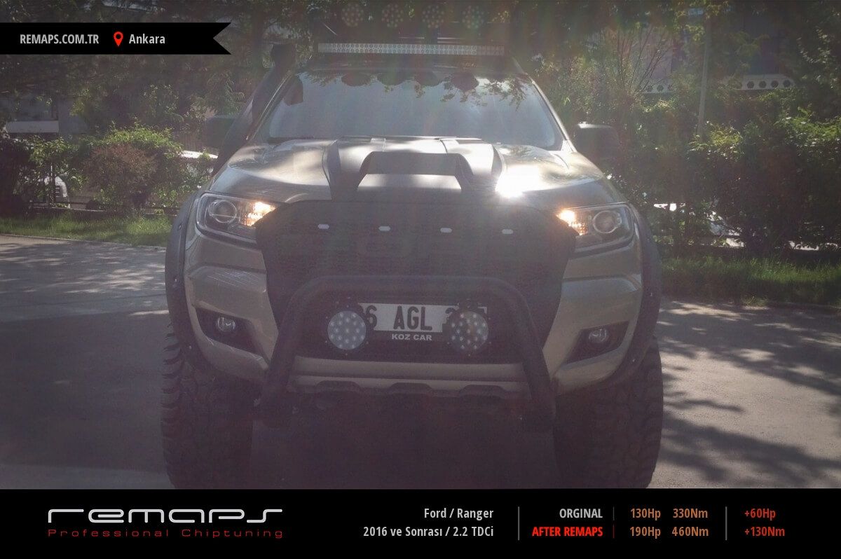 Ford Ranger 2016 ve Sonrası 2.2 TDCi Chip Tuning, Performans, Yakıt ...