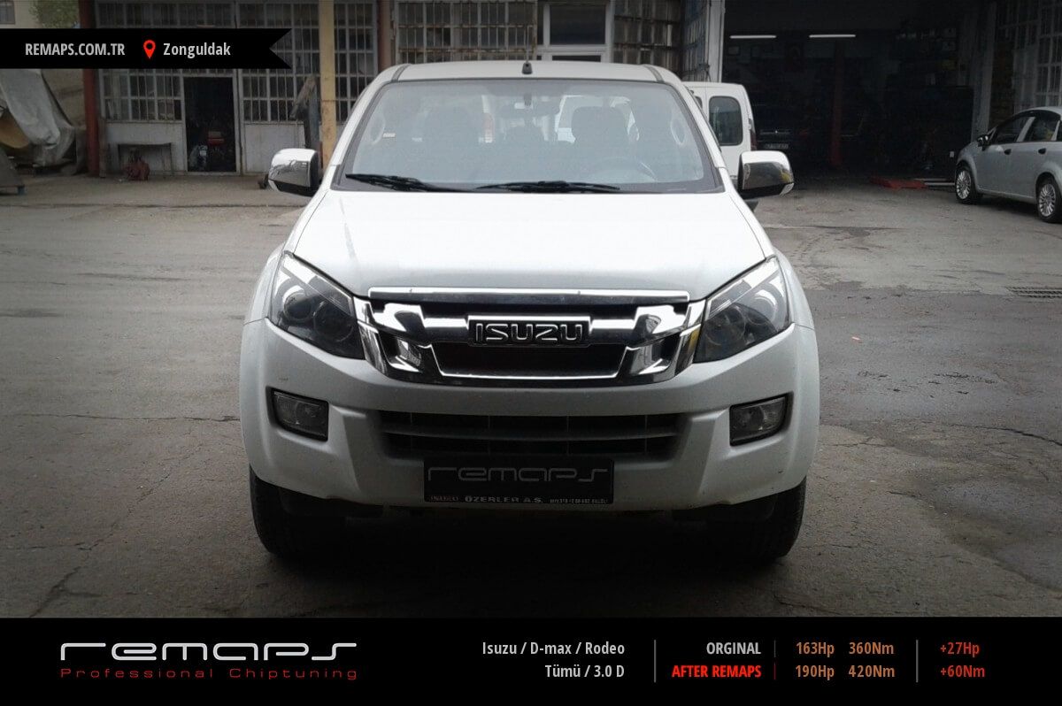 Isuzu D-max / Rodeo Tümü 3.0 D Chip Tuning, Performans, Yakıt Tasarrufu ...