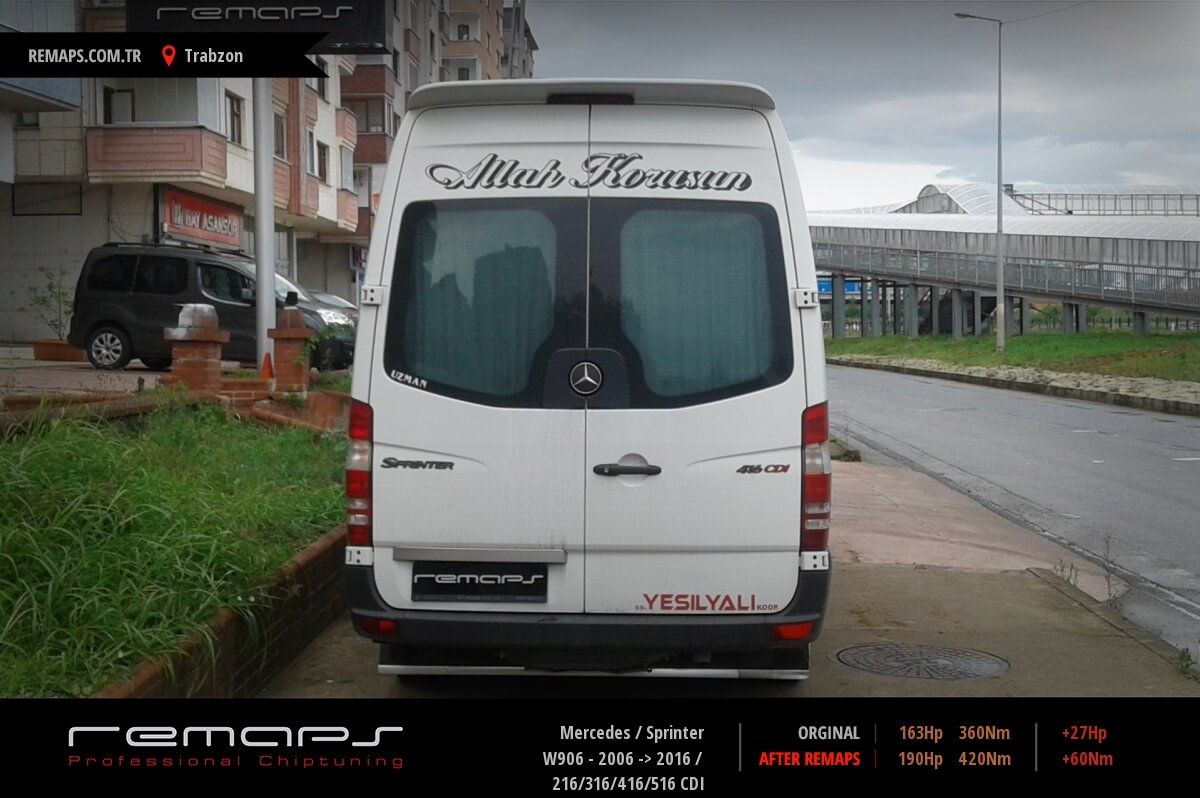 Mercedes Sprinter W906 - 2006 -> 2016 216/316/416/516 CDI Chip Tuning ...