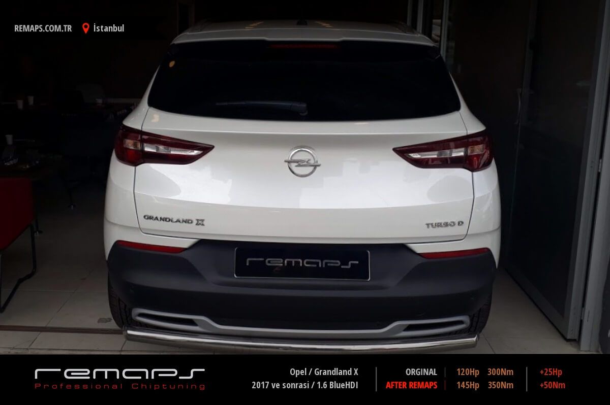 Opel Grandland X 2017 ve sonrası 1.6 BlueHDI Chip Tuning, Performans ...