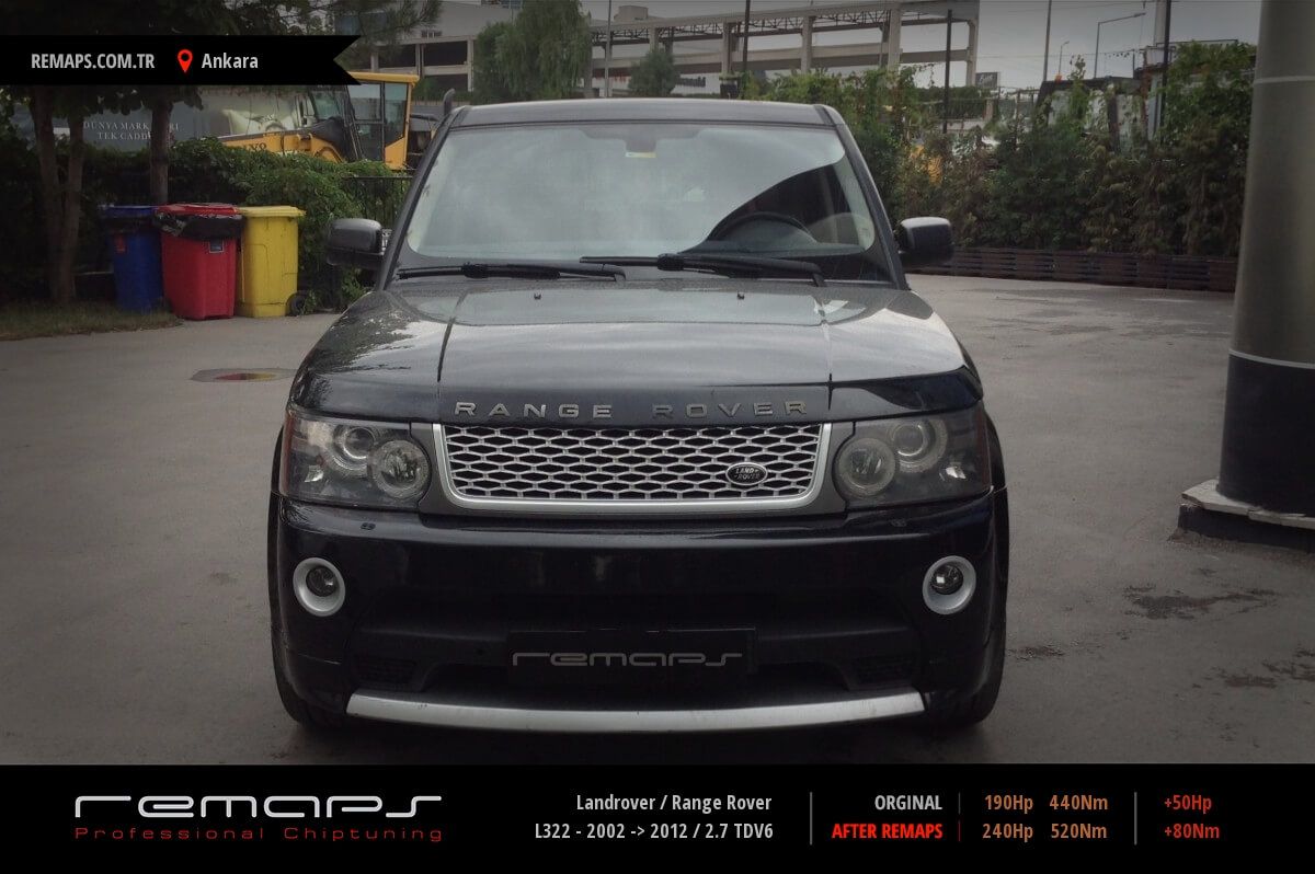 Landrover Range Rover L322 - 2002 -> 2012 2.7 TDV6 Chip Tuning ...