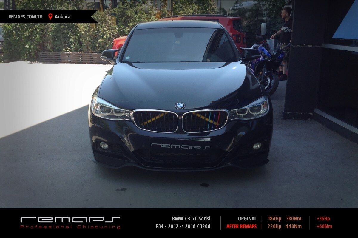 BMW 3 GT-Serisi F34 - 2012 -> 2016 320d Chip Tuning, Performans, Yakıt ...