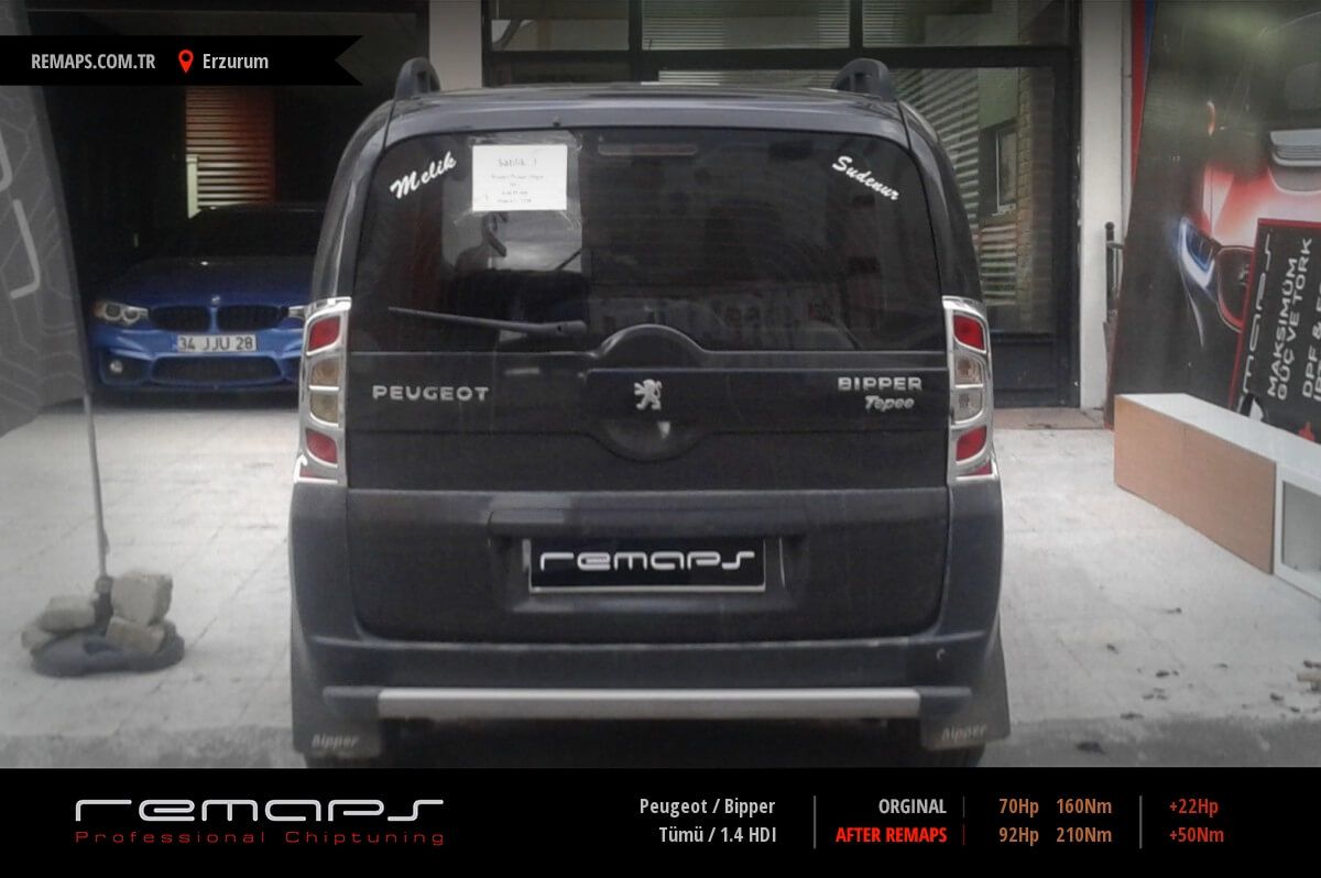 Peugeot Bipper Tümü 1.4 HDI Chip Tuning, Performans, Yakıt Tasarrufu ...