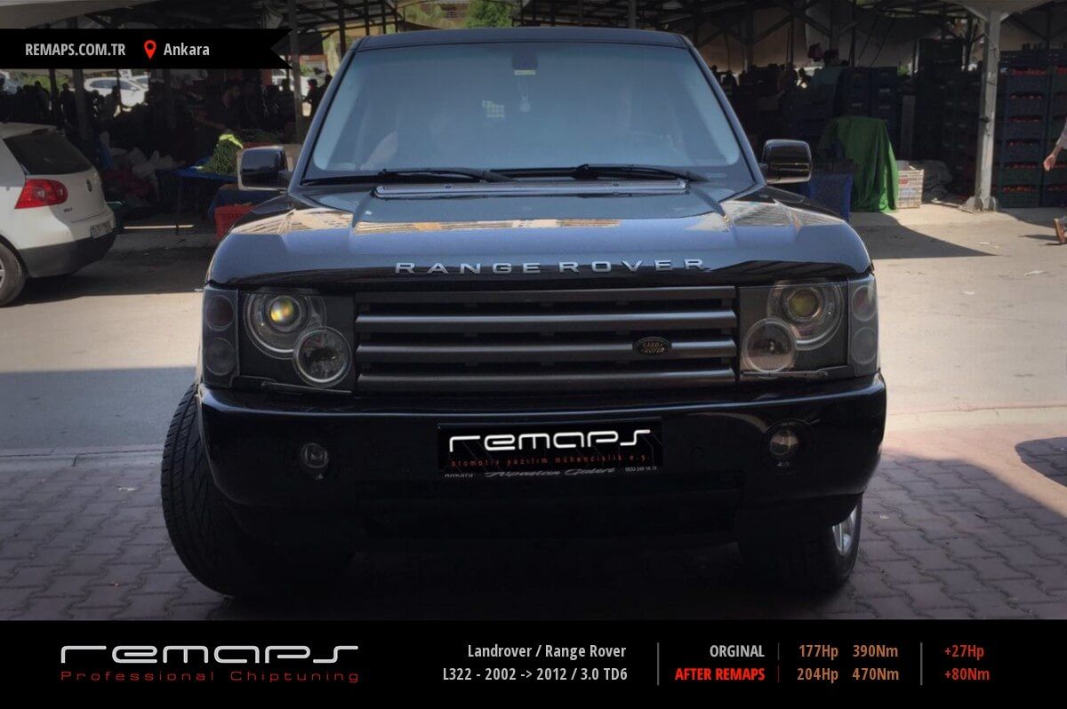 Landrover Range Rover L322 - 2002 -> 2012 3.0 TD6 Chip Tuning ...