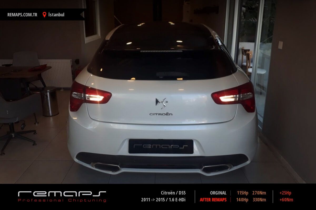 Citroën DS5 2011 -> 2015 1.6 E-HDi Chip Tuning, Performans, Yakıt ...