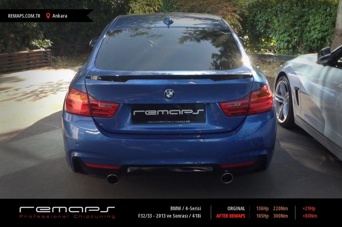 BMW 4-Serisi F32/33 - 2013 ve Sonrası 418i Chip Tuning, Performans ...
