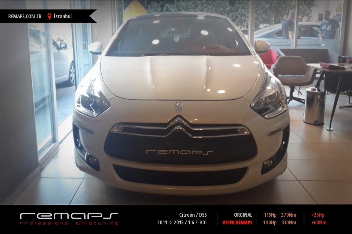 Citroën DS5 2011 -> 2015 1.6 E-HDi Chip Tuning, Performans, Yakıt ...
