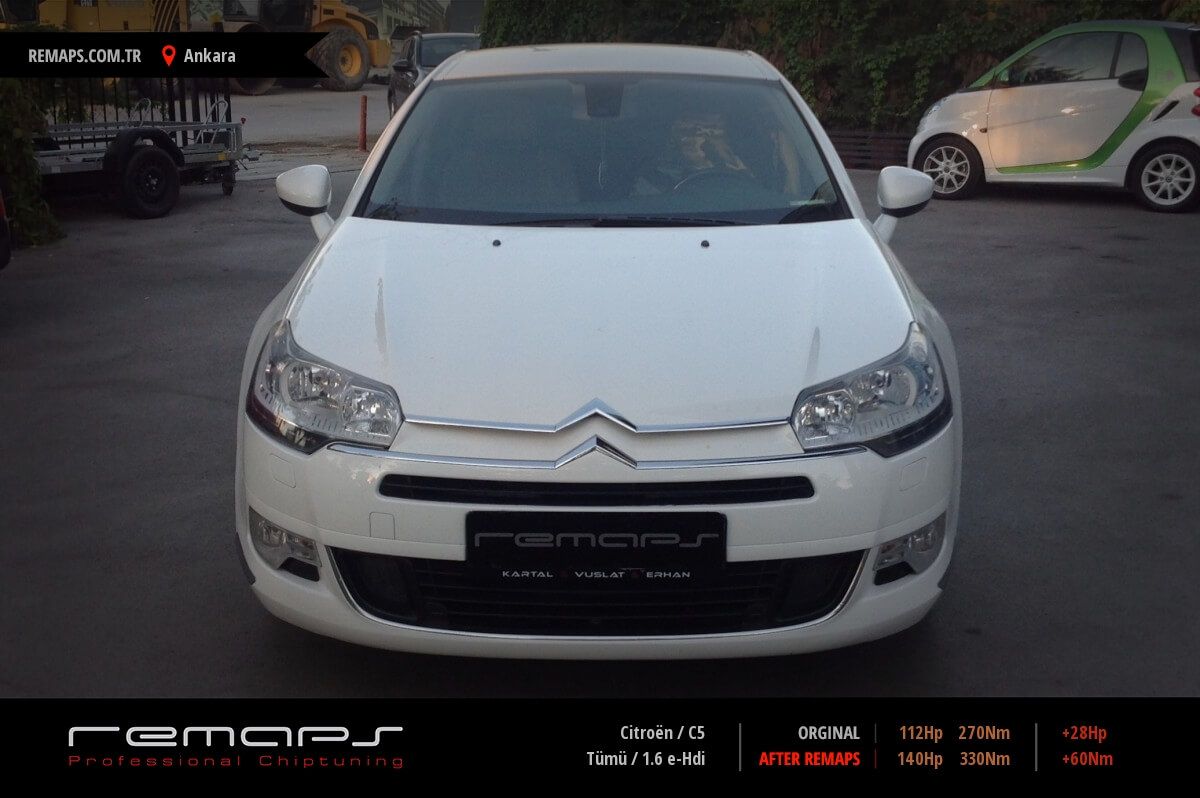 Citroën C5 Tümü 1.6 e-Hdi Chip Tuning, Performans, Yakıt Tasarrufu ...