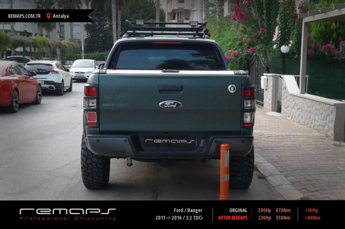 Ford Ranger 2011 -> 2016 3.2 TDCi Chip Tuning, Performans, Yakıt ...