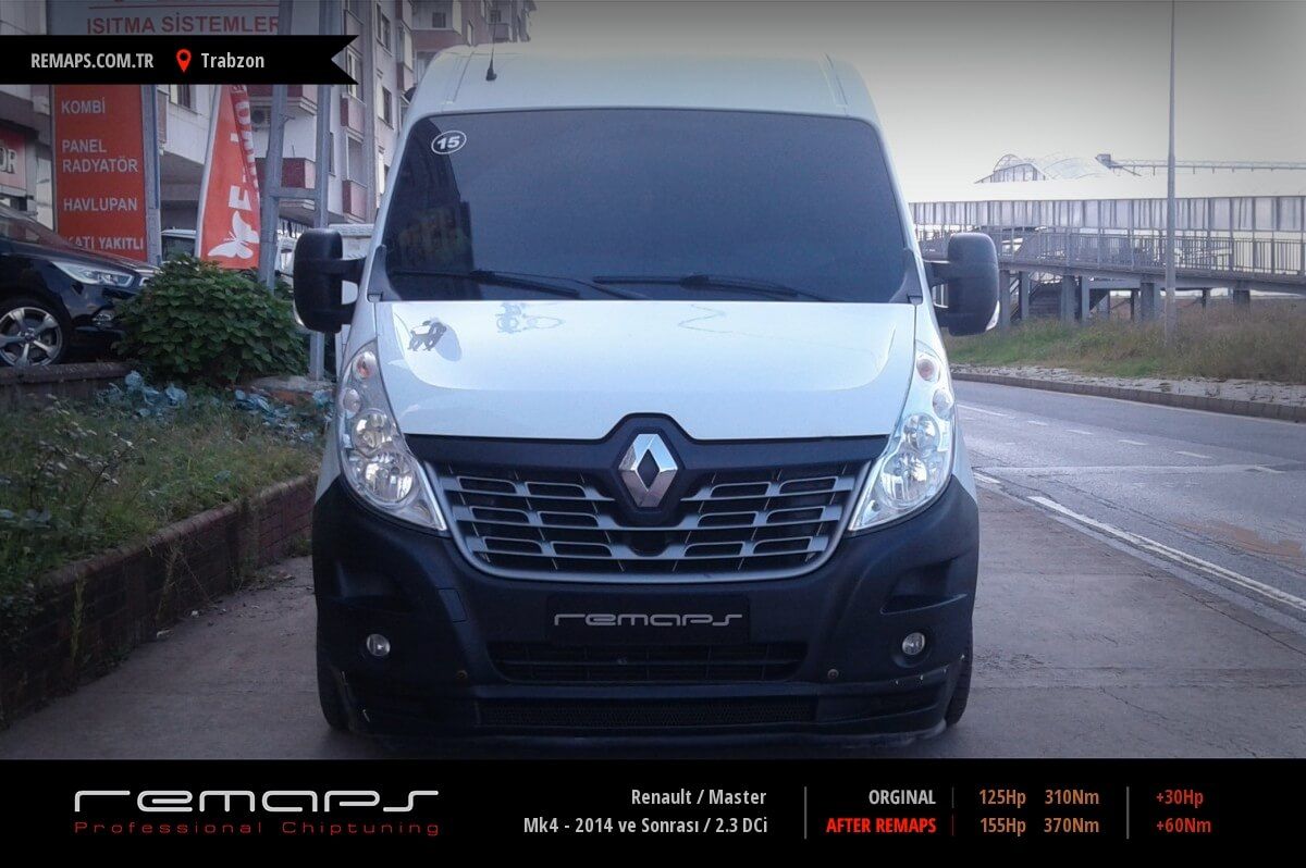 Renault Master Mk4 - 2014 ve Sonrası 2.3 DCi Chip Tuning, Performans ...