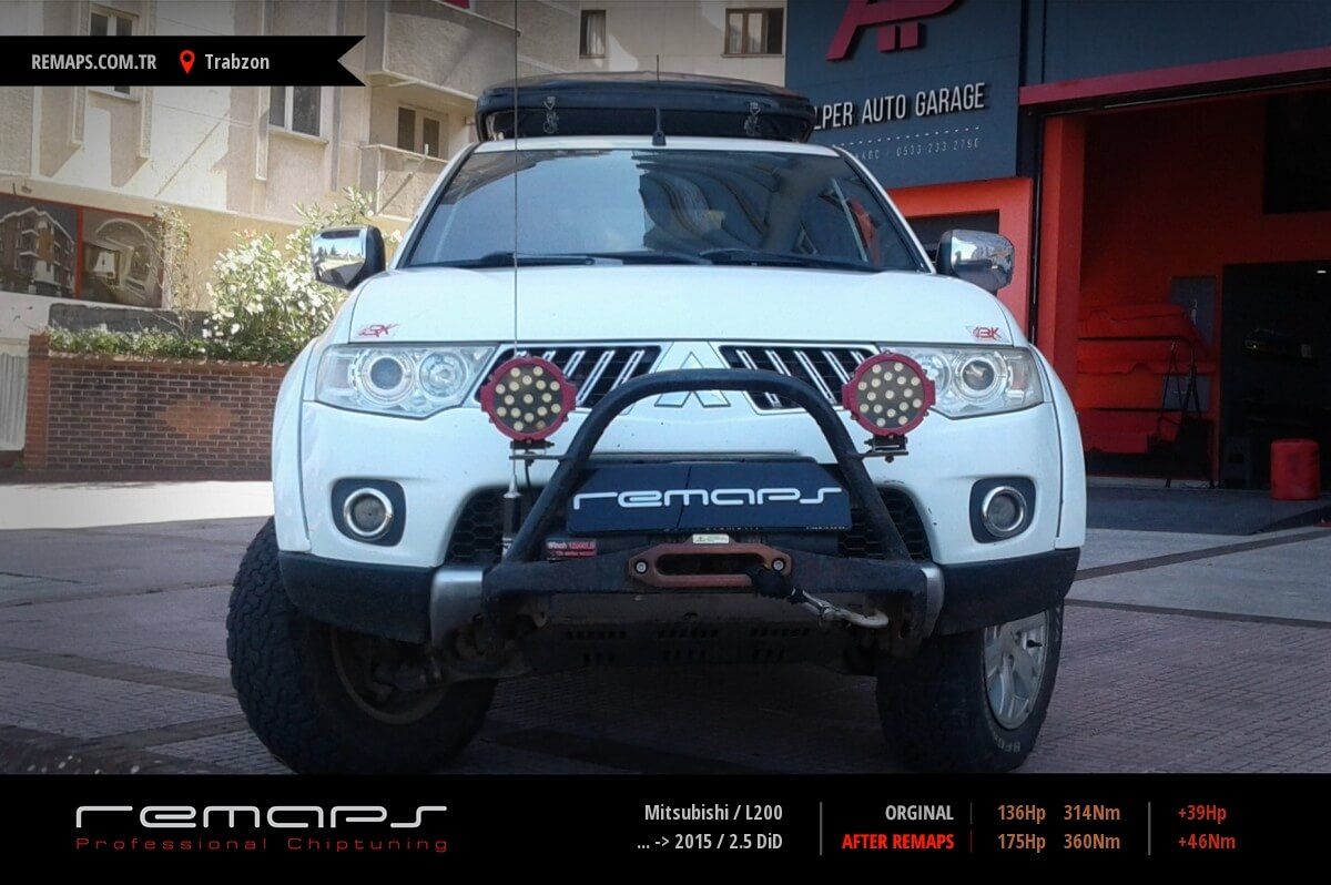 Mitsubishi L200 ... -> 2015 2.5 DiD Chip Tuning, Performans, Yakıt ...
