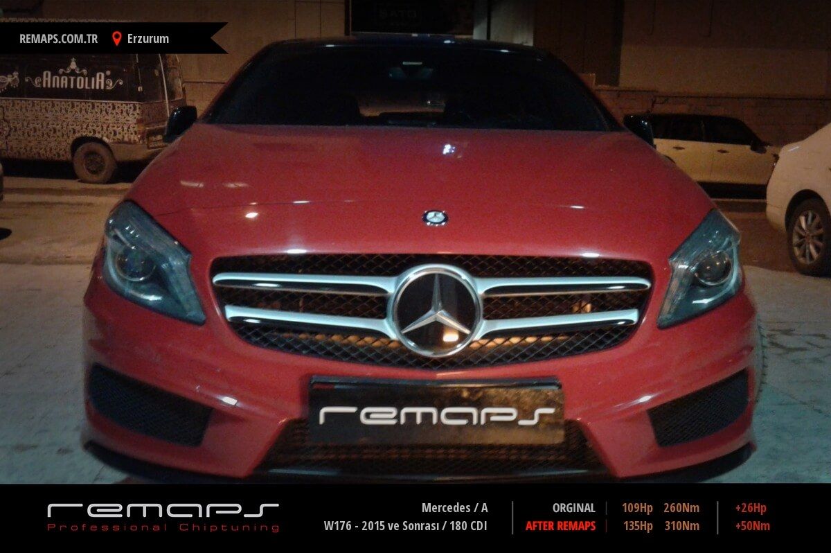 Mercedes A W176 - 2015 ve Sonrası 180 CDI Chip Tuning, Performans ...