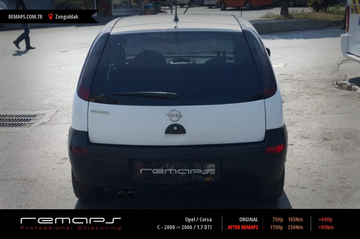 Opel Corsa C - 2000 -> 2006 1.7 DTI Chip Tuning, Performans, Yakıt ...