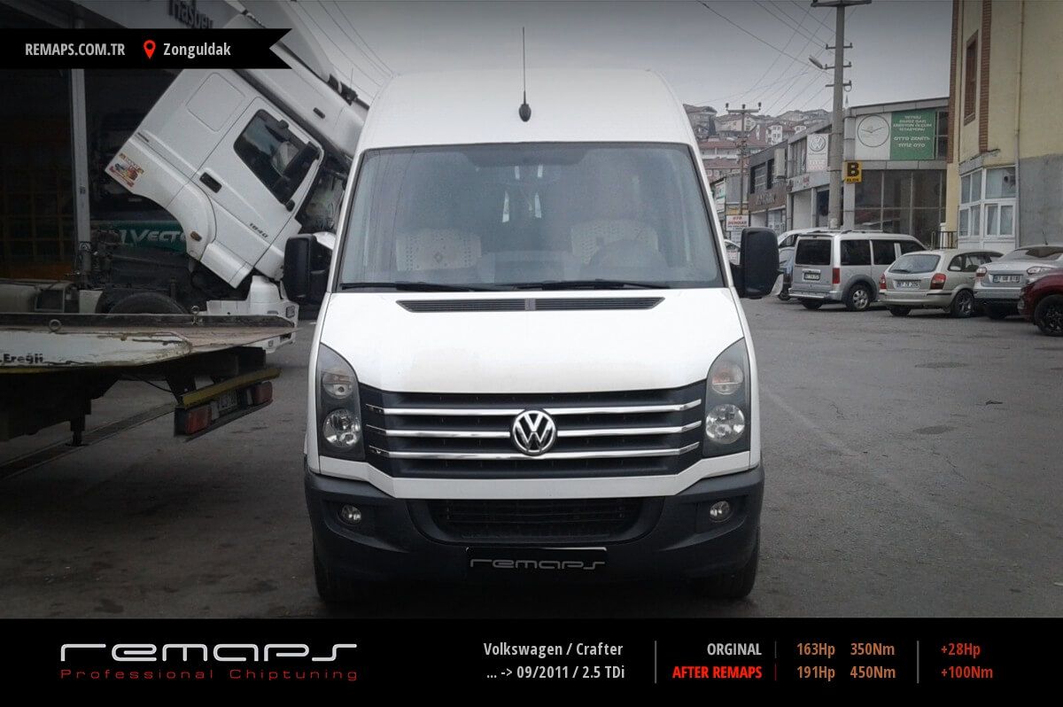 Volkswagen Crafter ... -> 09/2011 2.5 TDi Chip Tuning, Performans ...