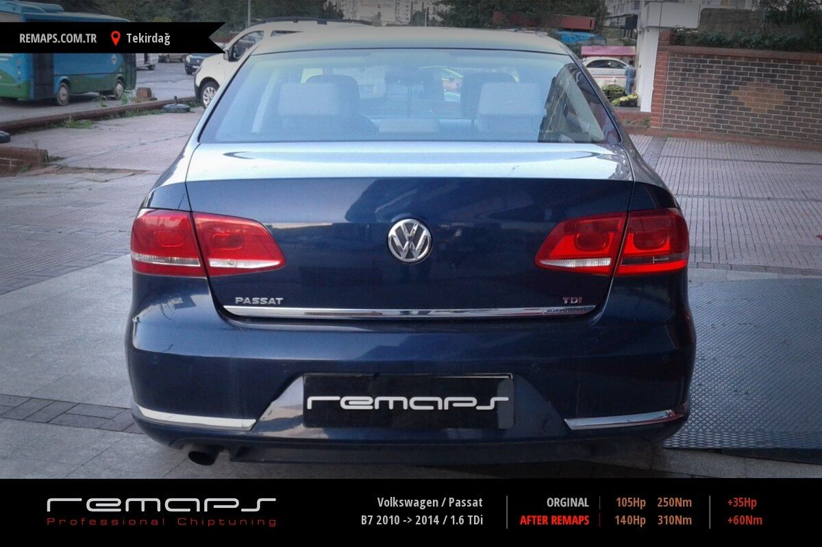 Volkswagen Passat B7 2010 -> 2014 1.6 TDi Chip Tuning, Performans ...