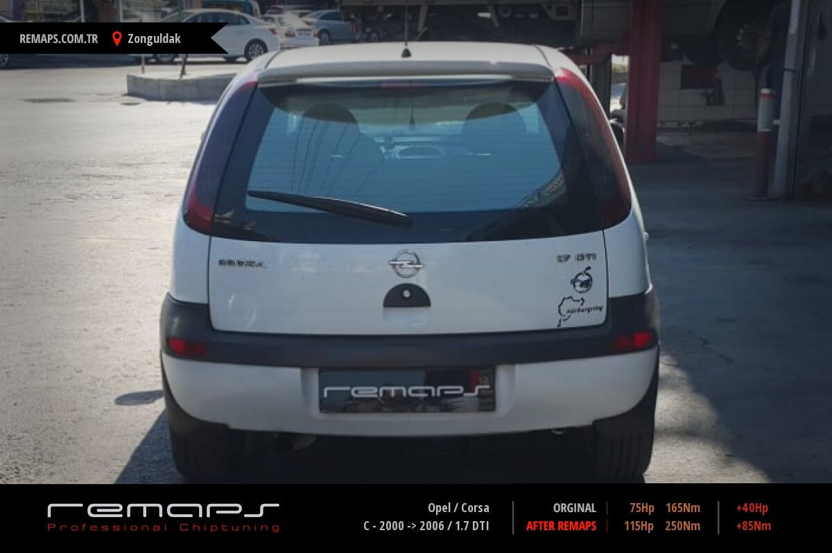 Opel Corsa C - 2000 -> 2006 1.7 DTI Chip Tuning, Performans, Yakıt ...