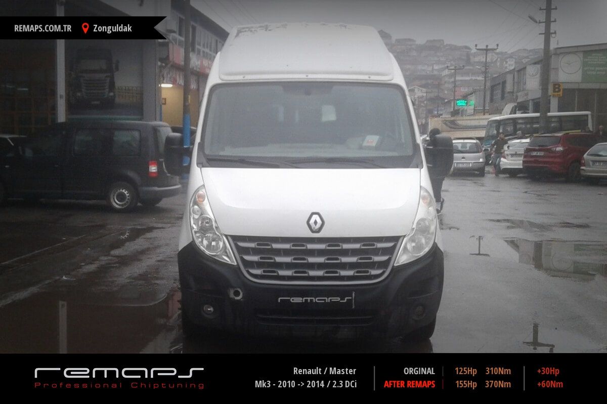 Renault Master Mk3 - 2010 -> 2014 2.3 DCi Chip Tuning, Performans ...