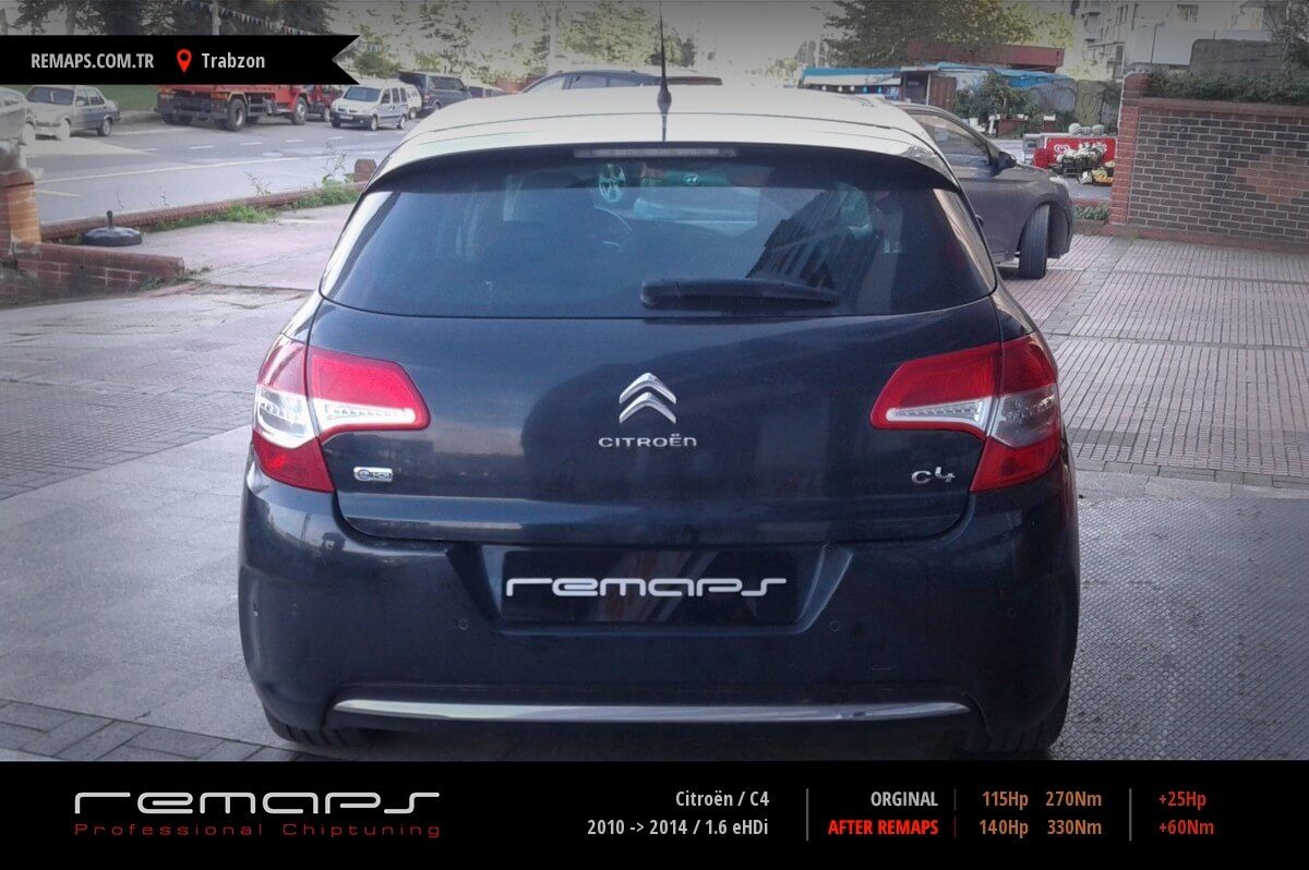 Citroën C4 2010 -> 2014 1.6 eHDi Chip Tuning, Performans, Yakıt ...