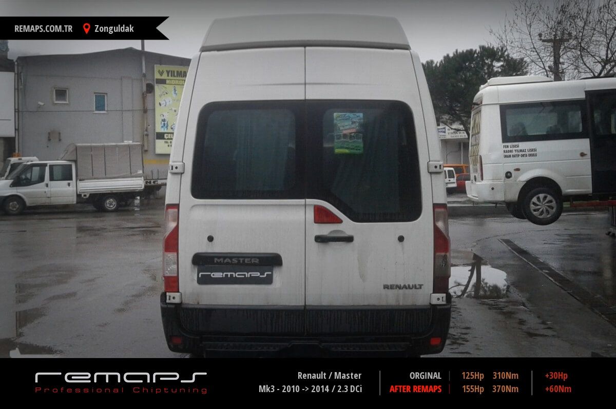 Renault Master Mk3 - 2010 -> 2014 2.3 DCi Chip Tuning, Performans ...