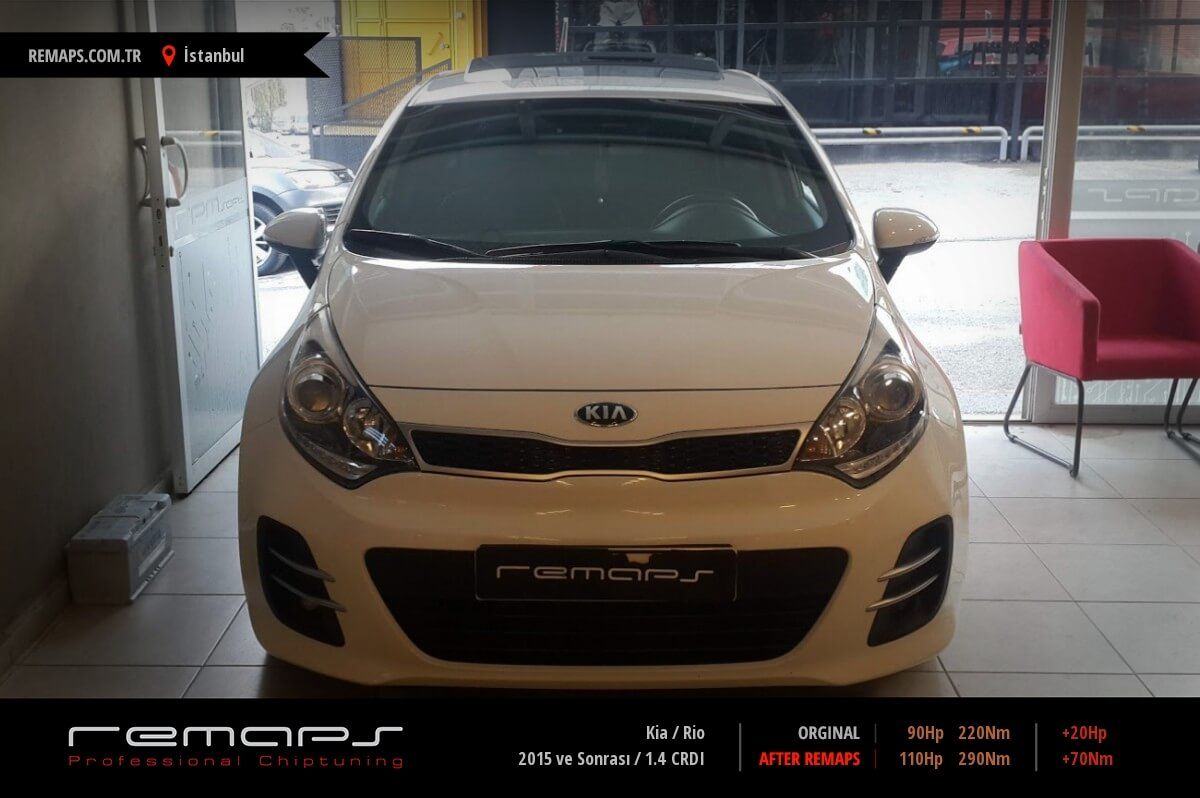 Kia Rio 2015 ve Sonrası 1.4 CRDI Chip Tuning, Performans, Yakıt ...