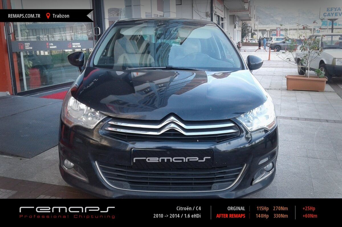 Citroën C4 2010 -> 2014 1.6 eHDi Chip Tuning, Performans, Yakıt ...