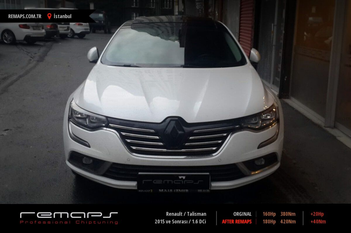 Renault Talisman 2015 ve Sonrası 1.6 DCi Chip Tuning, Performans, Yakıt ...