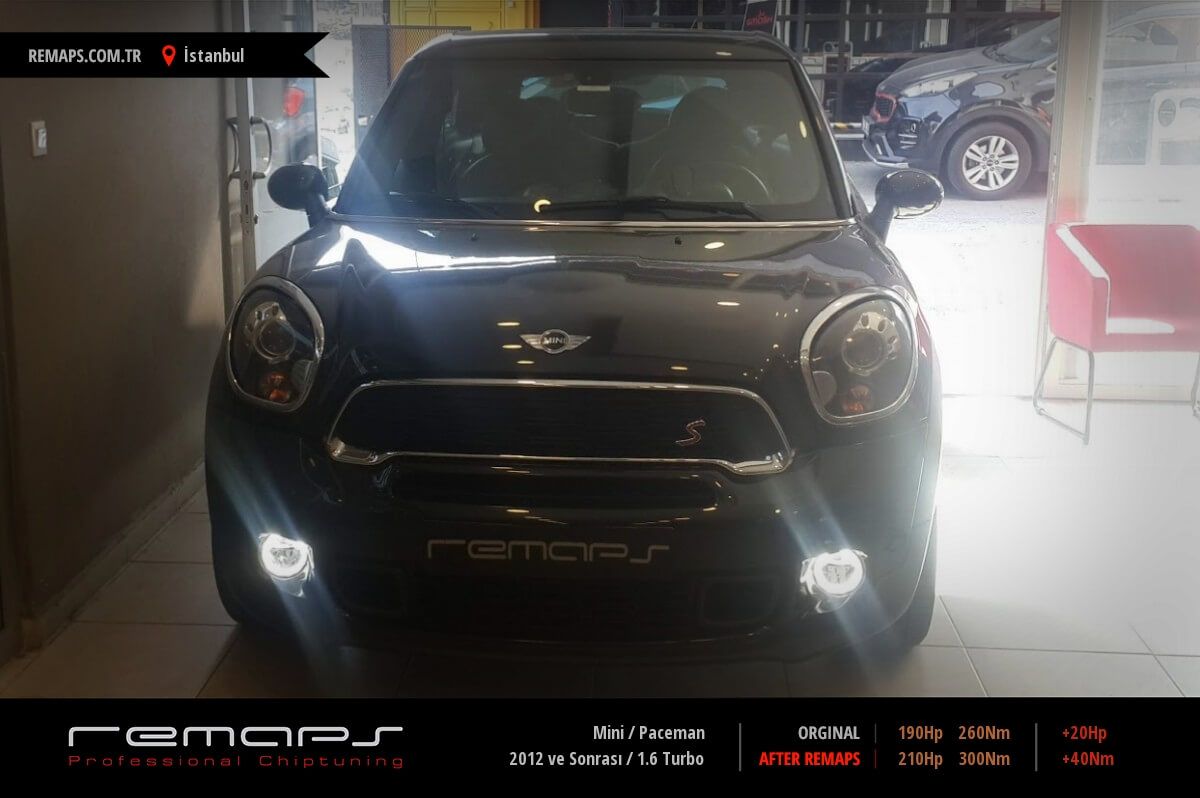Mini Paceman 2012 ve Sonrası 1.6 Turbo Chip Tuning, Performans, Yakıt ...