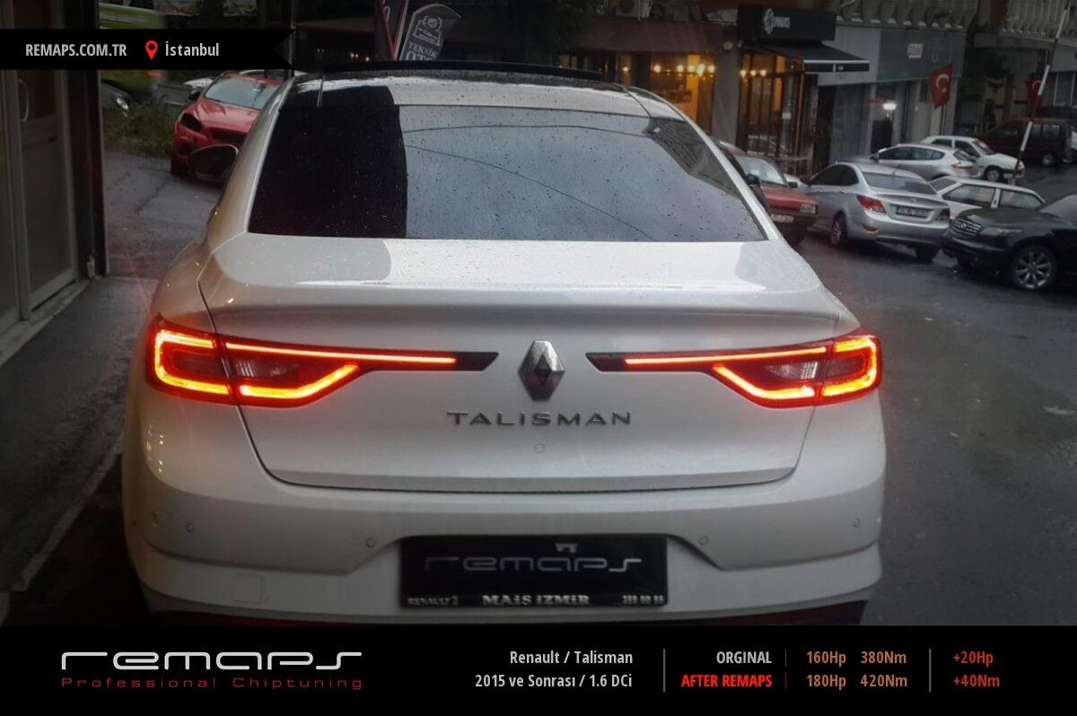 Renault Talisman 2015 ve Sonrası 1.6 DCi Chip Tuning, Performans, Yakıt ...