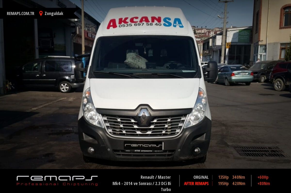 Renault Master Mk4 - 2014 ve Sonrası 2.3 DCi Bi Turbo Chip Tuning ...