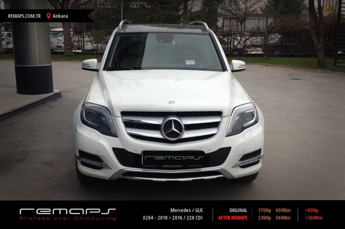 Mercedes GLK X204 - 2010 > 2016 220 CDI Chip Tuning, Performans, Yakıt ...