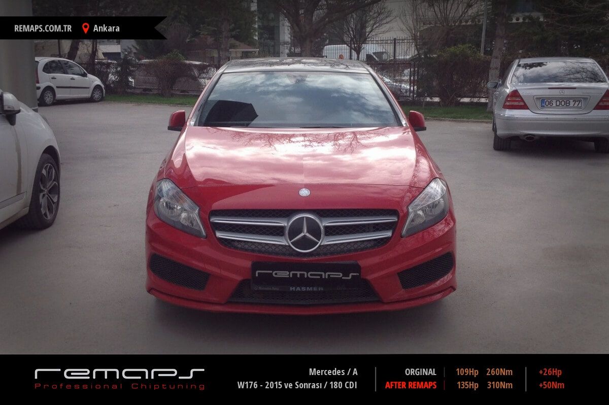 Mercedes A W176 - 2015 ve Sonrası 180 CDI Chip Tuning, Performans ...