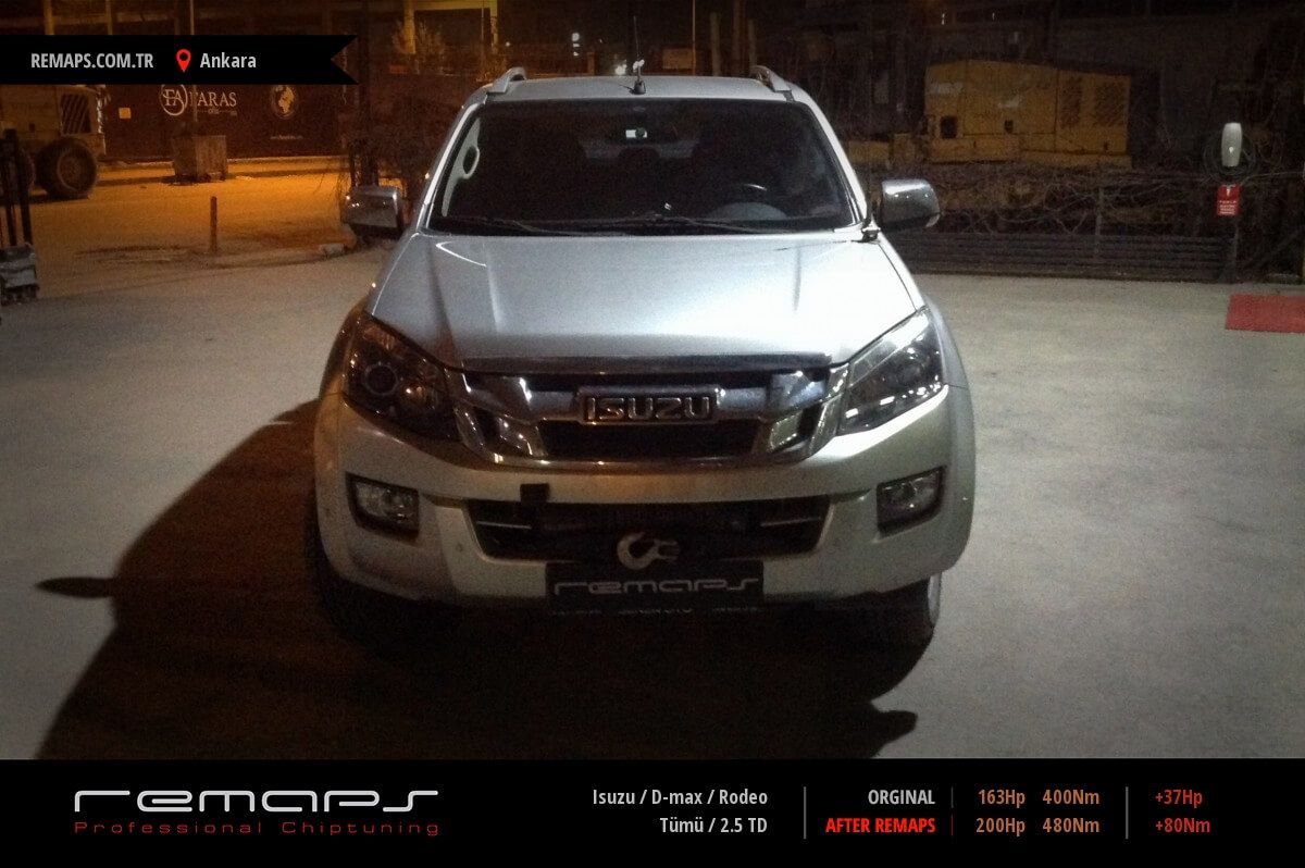 Isuzu D-max / Rodeo Tümü 2.5 TD Chip Tuning, Performans, Yakıt ...