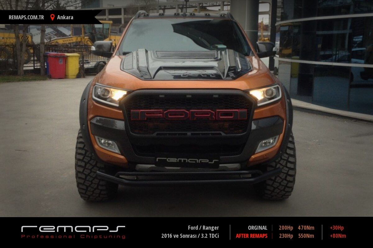Ford Ranger 2016 ve Sonrası 3.2 TDCi Chip Tuning, Performans, Yakıt ...