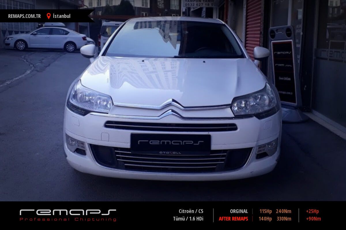 Citroën C5 Tümü 1.6 HDi Chip Tuning, Performans, Yakıt Tasarrufu ...