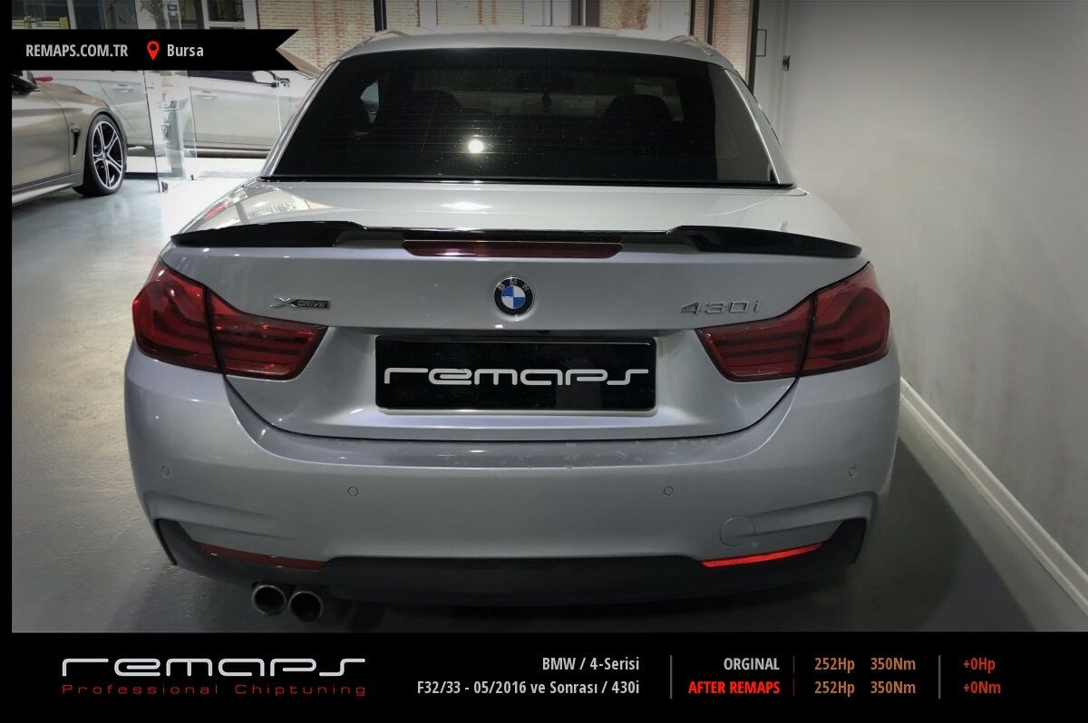 BMW 4-Serisi F32/33 - 05/2016 ve Sonrası 430i Chip Tuning, Performans ...
