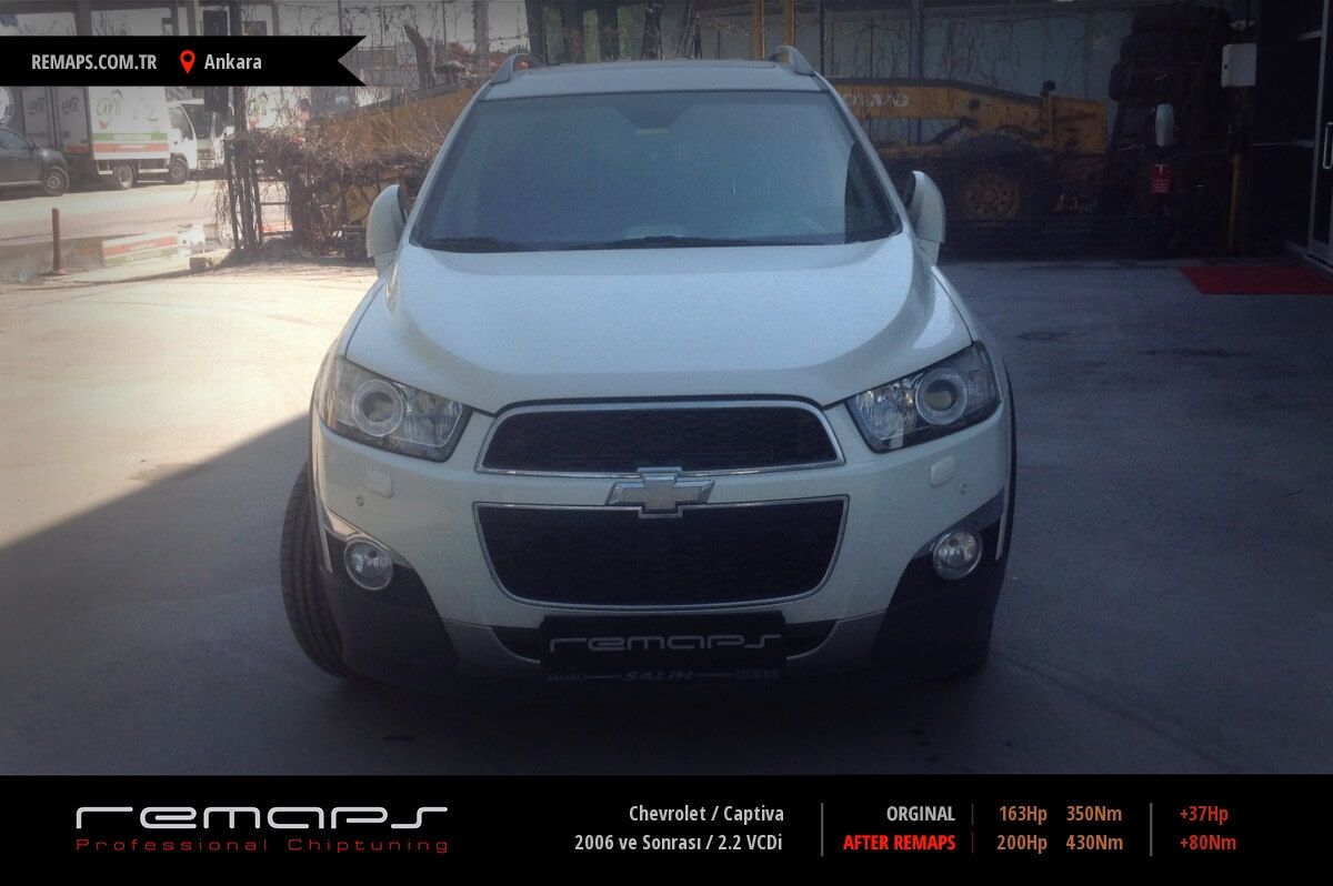 Chevrolet Captiva 2006 ve Sonrası 2.2 VCDi Chip Tuning, Performans ...