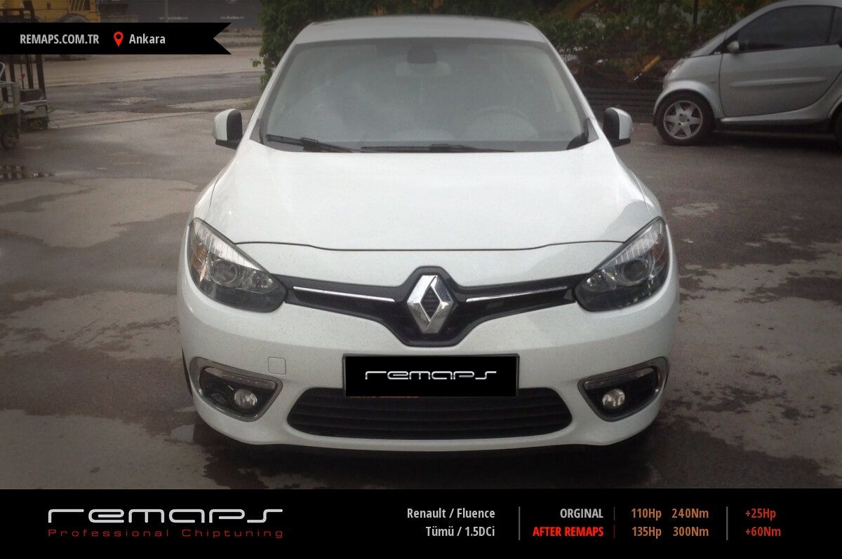 Renault Fluence Tümü 1.5DCi Chip Tuning, Performans, Yakıt Tasarrufu ...